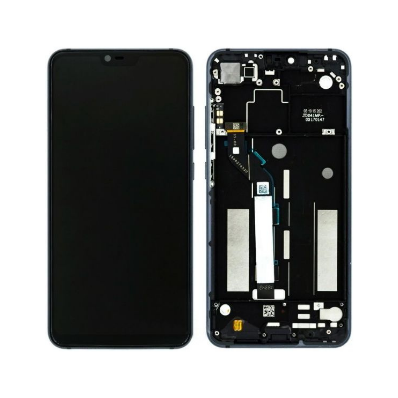 Дисплей Xiaomi Mi 8 Lite с сенсором и рамкой, черный (оригинальные ...