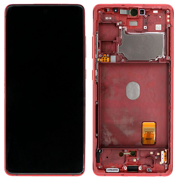 Дисплей Samsung G780 Red S20 FE (GH82-24219E) сервисный оригинал в ...