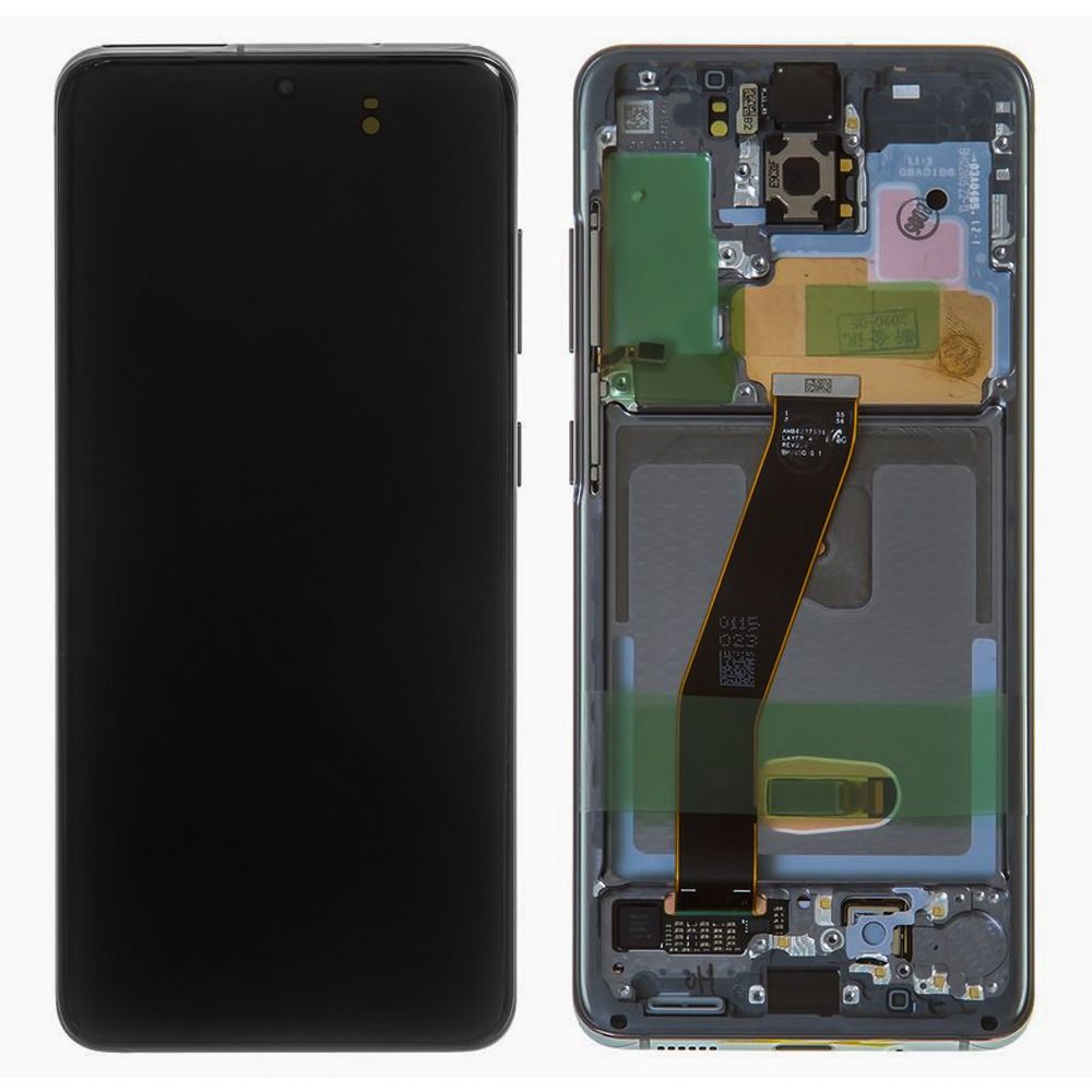 Дисплей Samsung G980 Cosmic Grey S20 (GH82-22123A) сервисный оригинал в ...