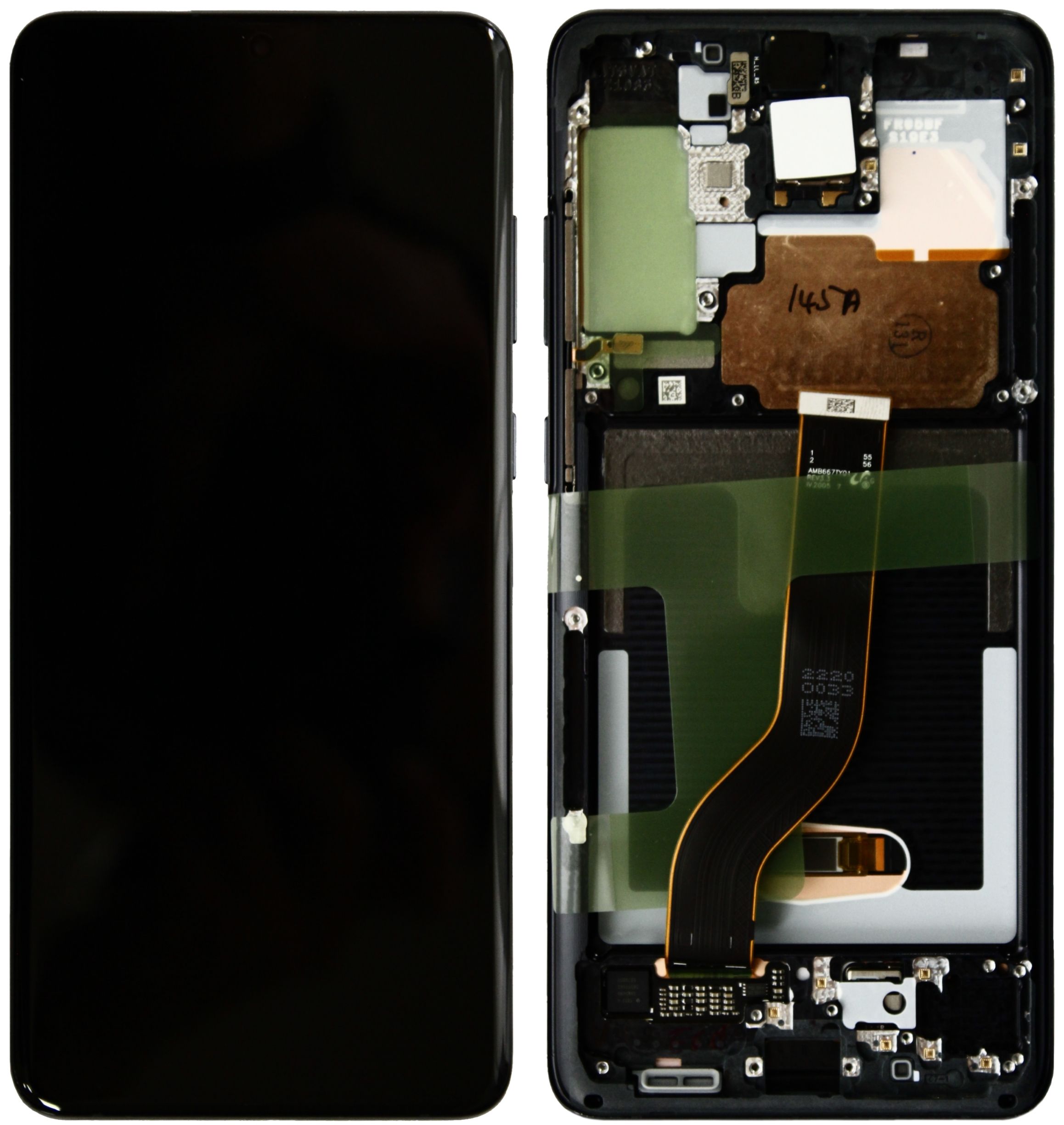 Дисплей Samsung G985 Black S20+ (GH82-22134A) сервисный оригинал в ...