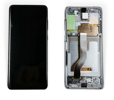 Дисплей Samsung G985 White S20+ (GH82-22134B) сервисный оригинал в ...