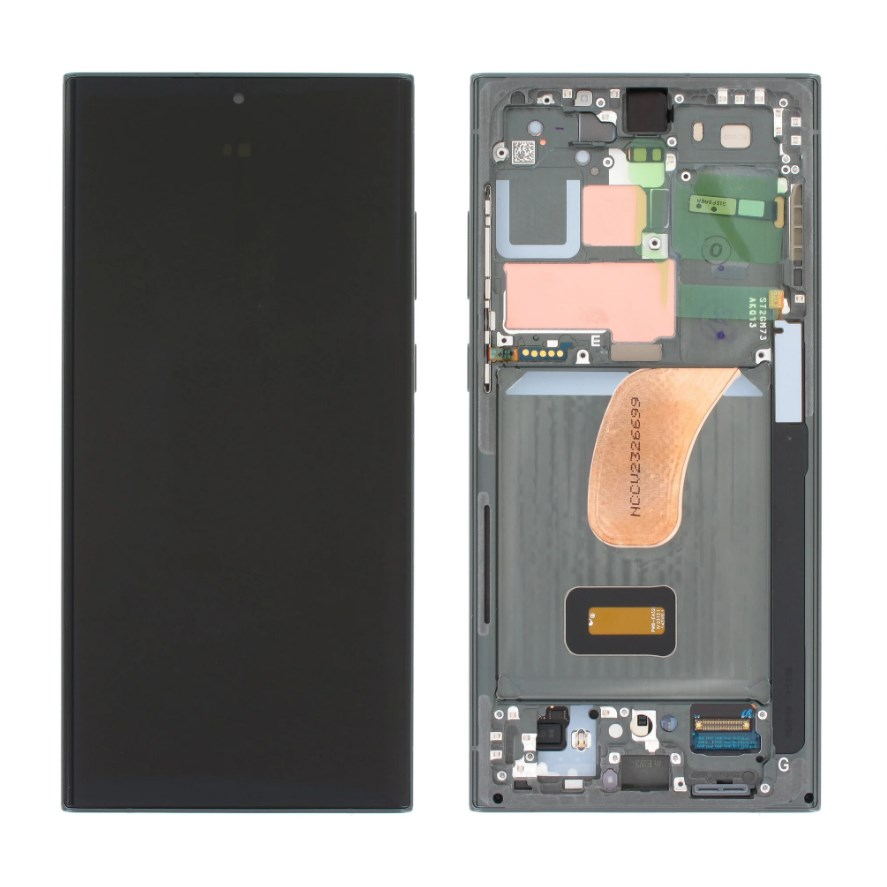 Дисплей Samsung S918 Green S23 Ultra 2023 (GH82-30466C) сервисный ...