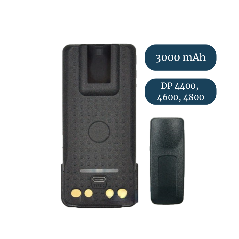 Аккумулятор для рации Motorola DP4400 4600 4800 (3000 mAh), type-c ...