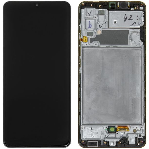 Дисплей модуль Samsung SM A325 OLED A32 Black 2021 в сборе с рамкой ...