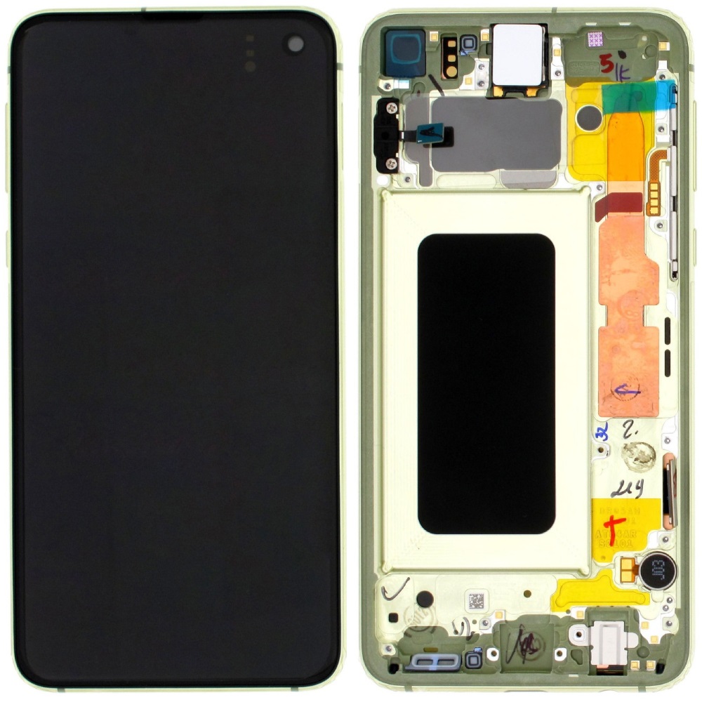 Дисплей (экран) Samsung G970 Galaxy S10e черный, Amoled, REF, с рамкой ...